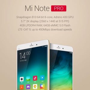 Xiaomi Note y Mi Note Pro Presentados